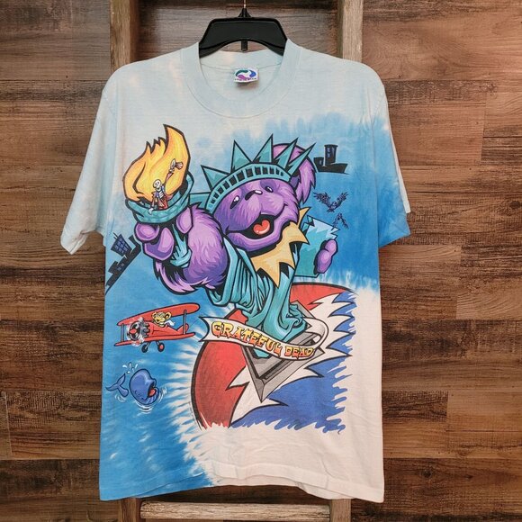 Liquid Blue | Shirts | Vtg 9s Liquid Blue Grateful Dead T Shirt M ...